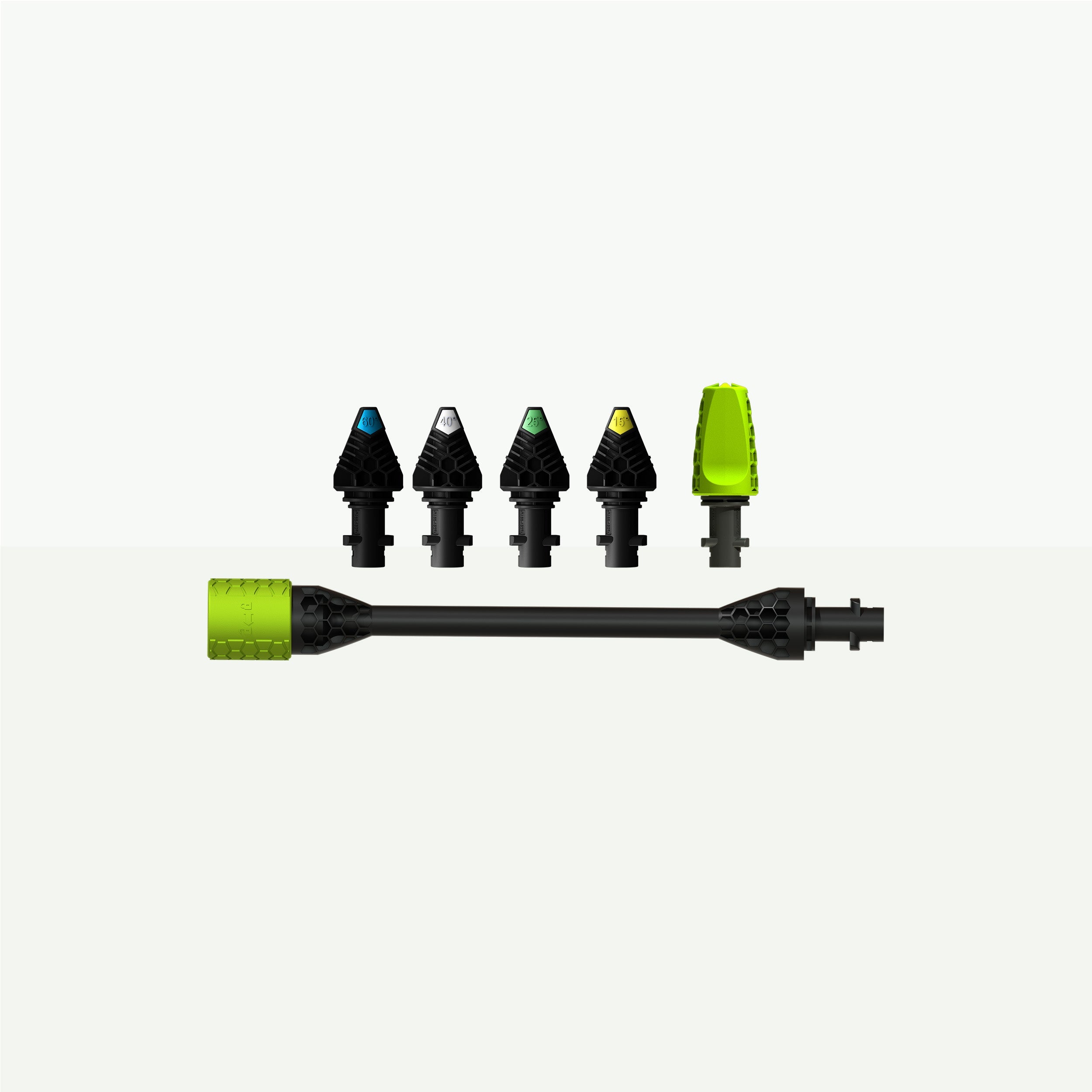 AVA Nozzle Kit (P30-P60): 5 Nozzles & Extension Lance – AVA of Norway